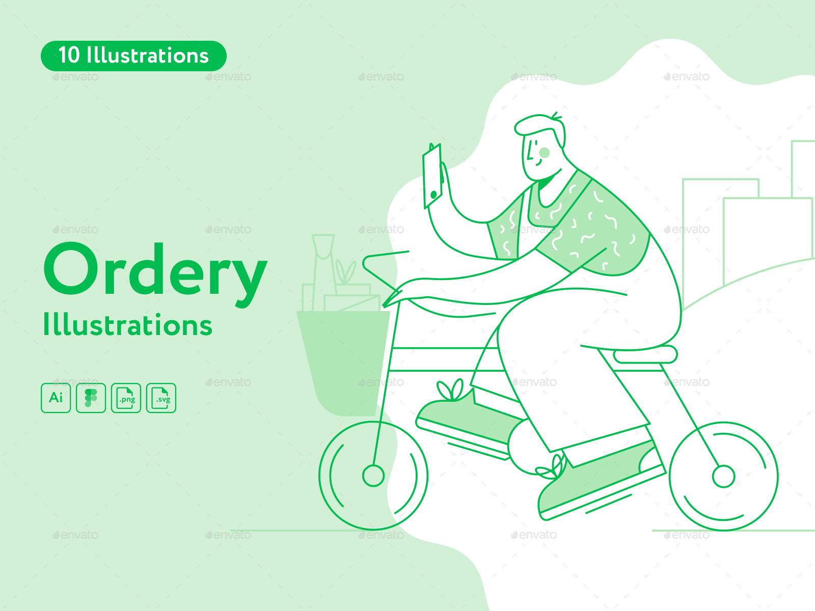 Ordery Illustrations, Graphics | GraphicRiver