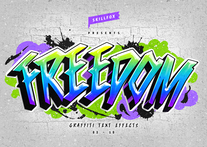 Graffiti Text Effects, Add-ons | GraphicRiver