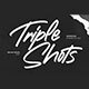 Triple Shots Handwritten Font, Fonts | GraphicRiver