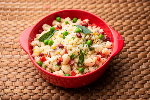 Upma, uppumavu or uppittu Stock Photo by stockimagefactory | PhotoDune