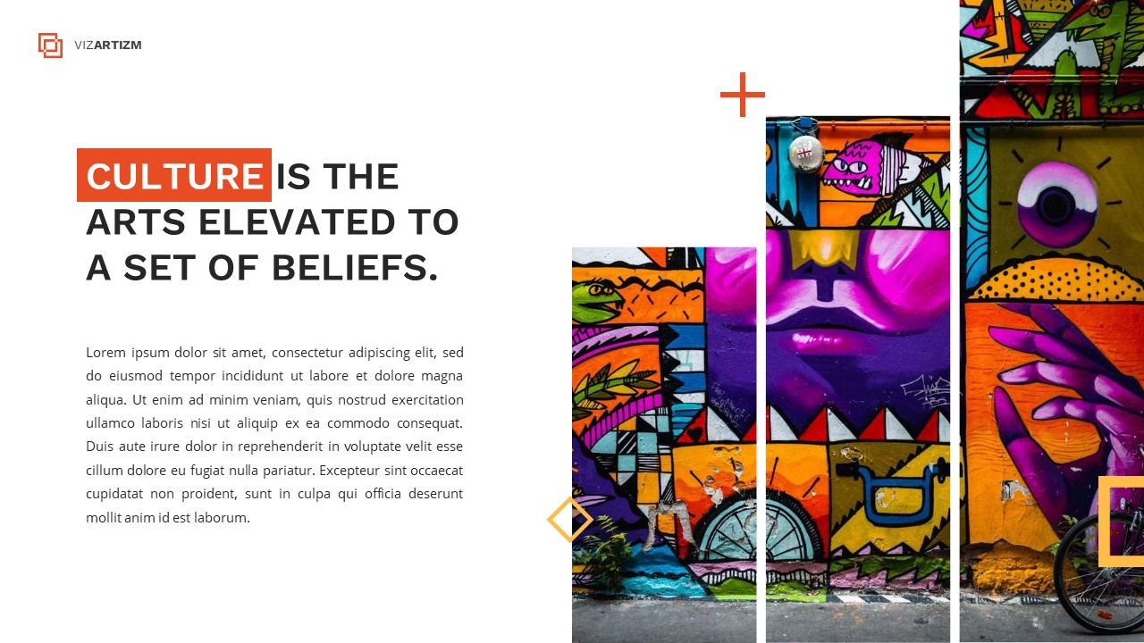 Vizartizm - Pop Art & Graffiti Google Slides Template, Presentation ...