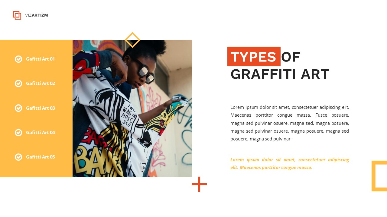Vizartizm - Pop Art & Graffiti Google Slides Template, Presentation ...