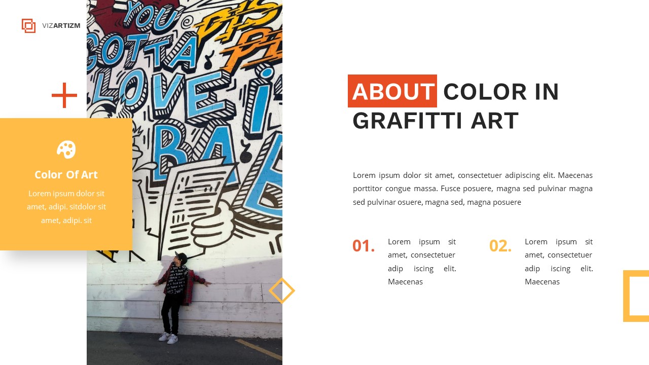 Vizartizm - Pop Art & Graffiti Keynote Template, Presentation Templates