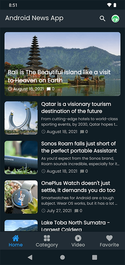 Android News App by solodroid | CodeCanyon