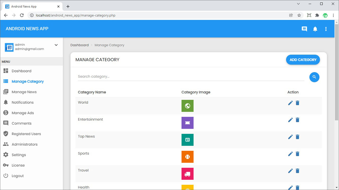 Android News App by solodroid | CodeCanyon