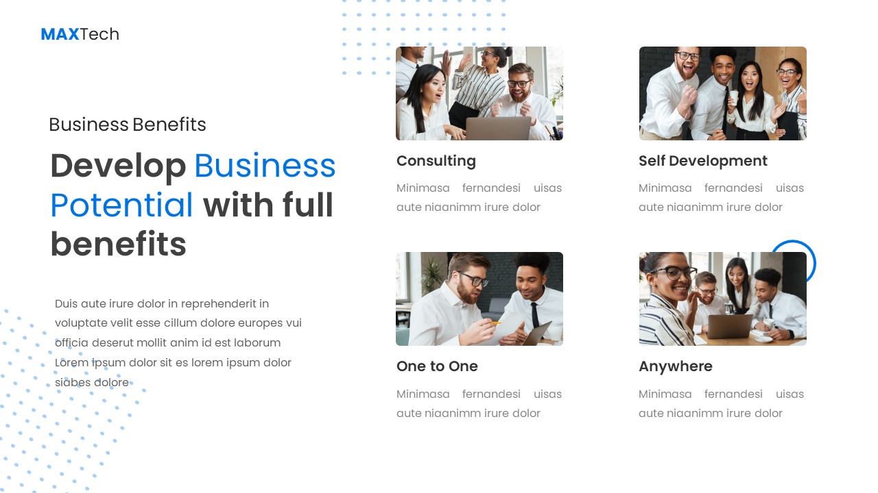 MaxTech - Business PowerPoint Template, Presentation Templates ...