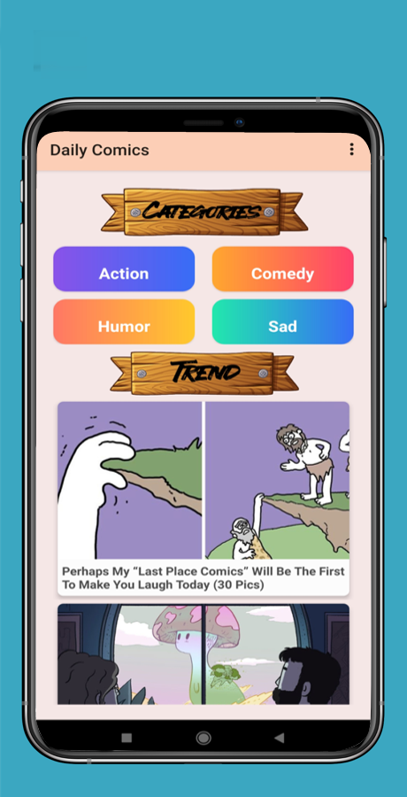 Daily Comics - Android Template Images App Using Kotlin by zakaria4digital