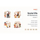 60 Social Life Vector Icon Pack, Vectors | GraphicRiver