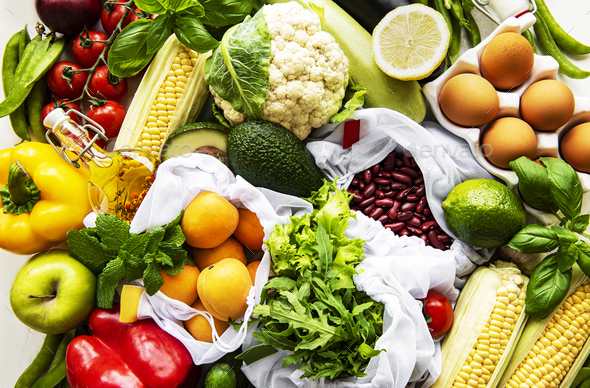 Zero waste food shopping. Stock Photo by Olena_Rudo | PhotoDune