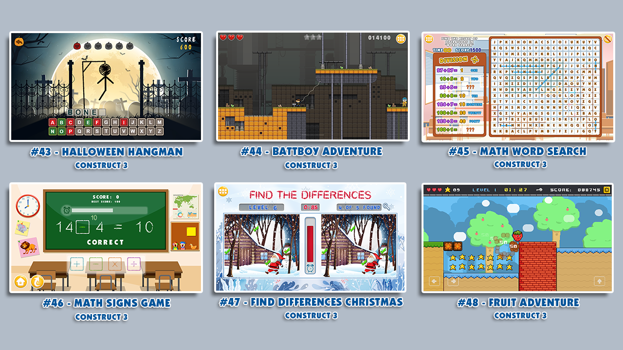 Amazing Bundle – 70 HTML5 Games 50% OFF - (Construct 2/3) by jmneto