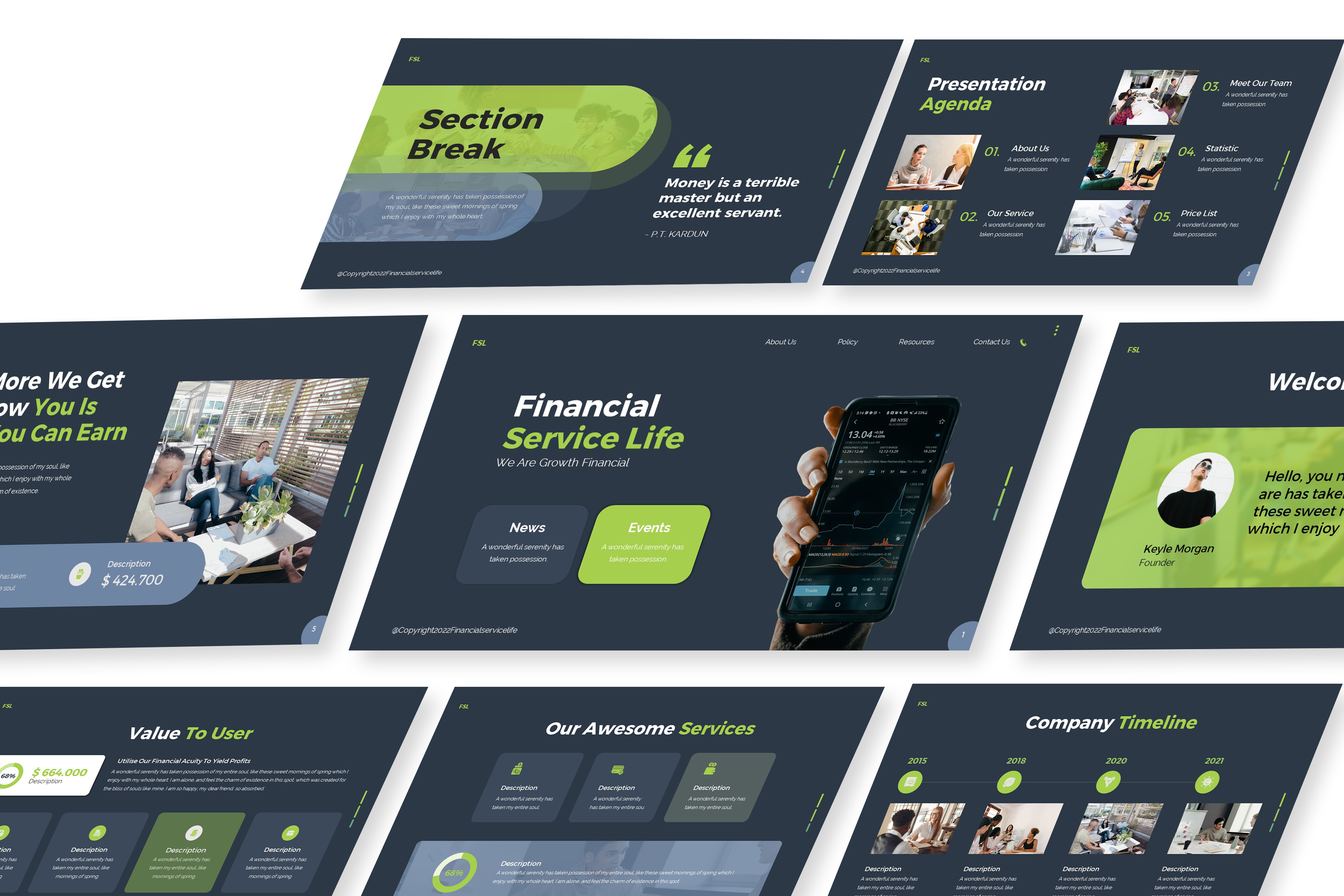 Financial Keynote Template, Presentation Templates | GraphicRiver