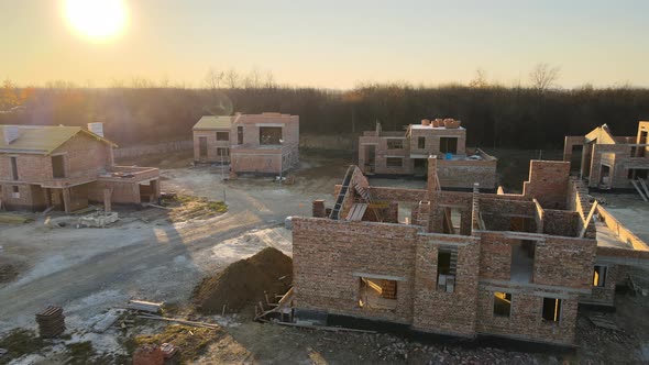 Industrial Building Site in Rural Area with Residential Houses Under ...