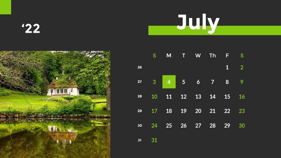 Calendar 2022 and 2021 PowerPoint Presentation Template by SanaNik