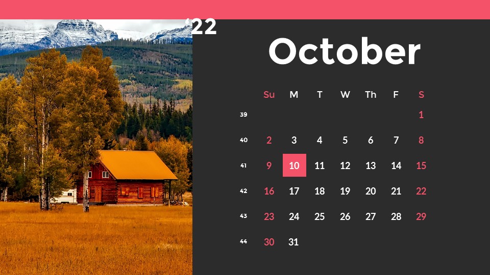 Calendar 2022 and 2021 PowerPoint Presentation Template by SanaNik