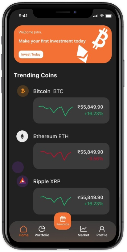 Cryptowallet App V100 Flutter Ui Kit Using Getx By Idea2codeinfotech