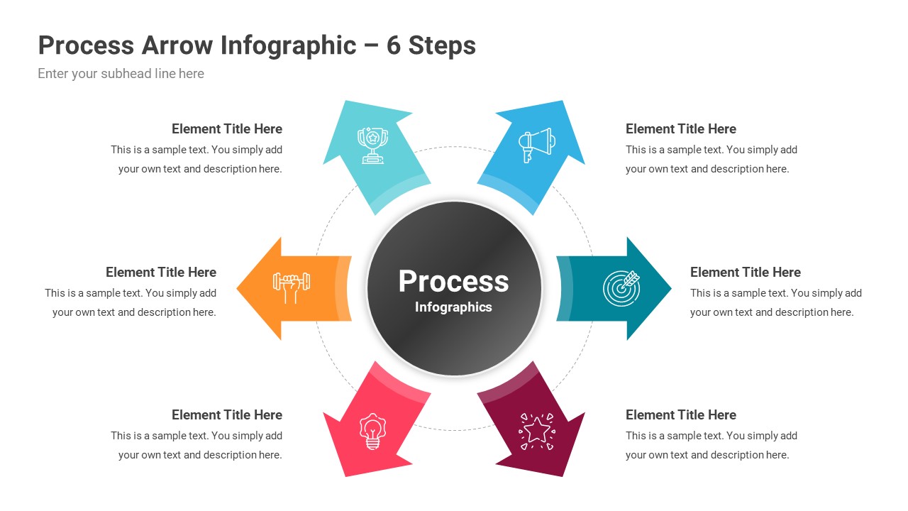 Process Infographics Google Slides Template Diagrams, Presentation ...