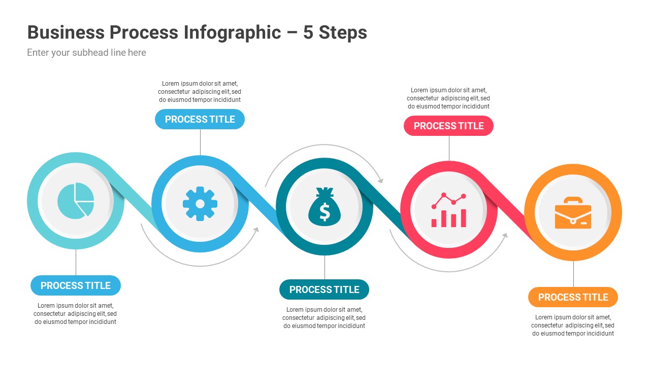 Process Infographics Google Slides Template Diagrams by CiloArt ...