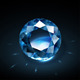 Realistic blue diamond illustration, Vectors | GraphicRiver
