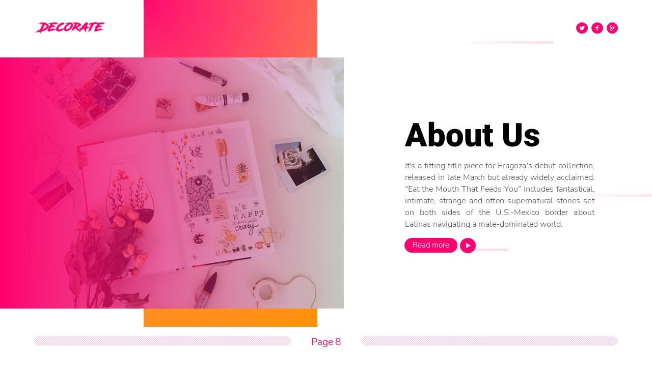 Decorate Creative Presentation Template, Presentation Templates ...