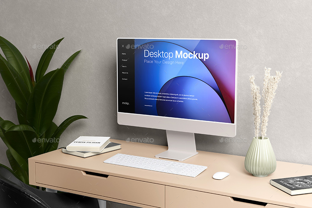 Desktop Mockup, Graphics | GraphicRiver