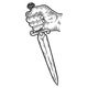 Hand Holding a Dagger, Vectors | GraphicRiver