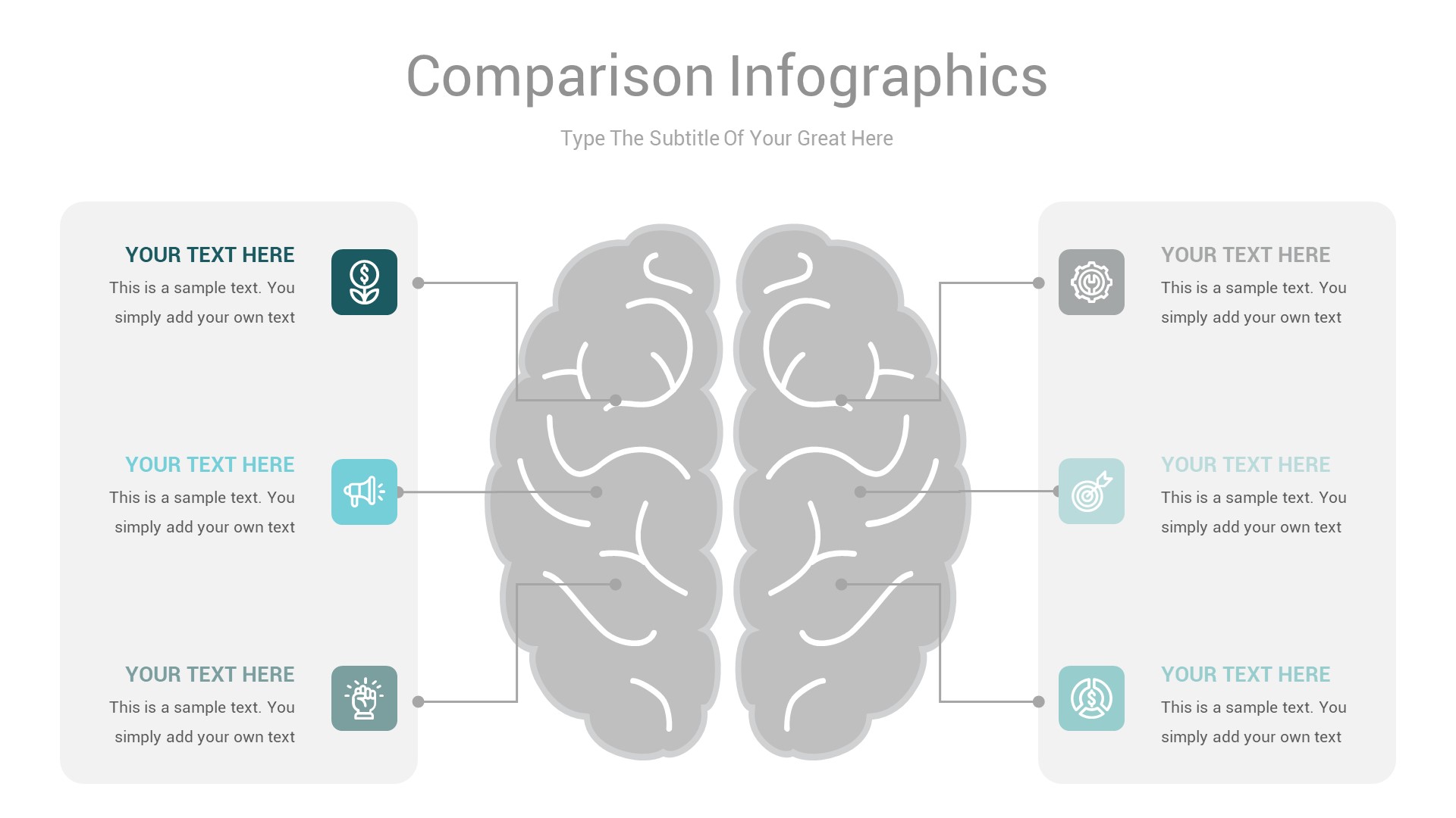 Comparison Chart Powerpoint Infographics Template, Presentation Templates