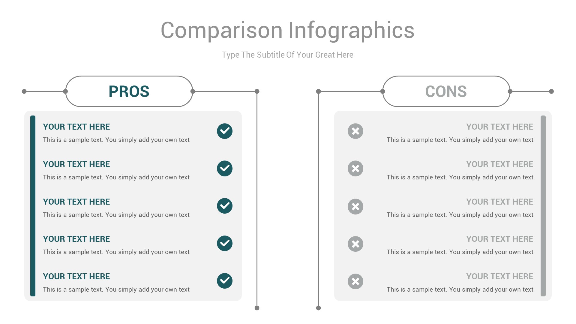 Comparison Chart Powerpoint Infographics Template, Presentation Templates