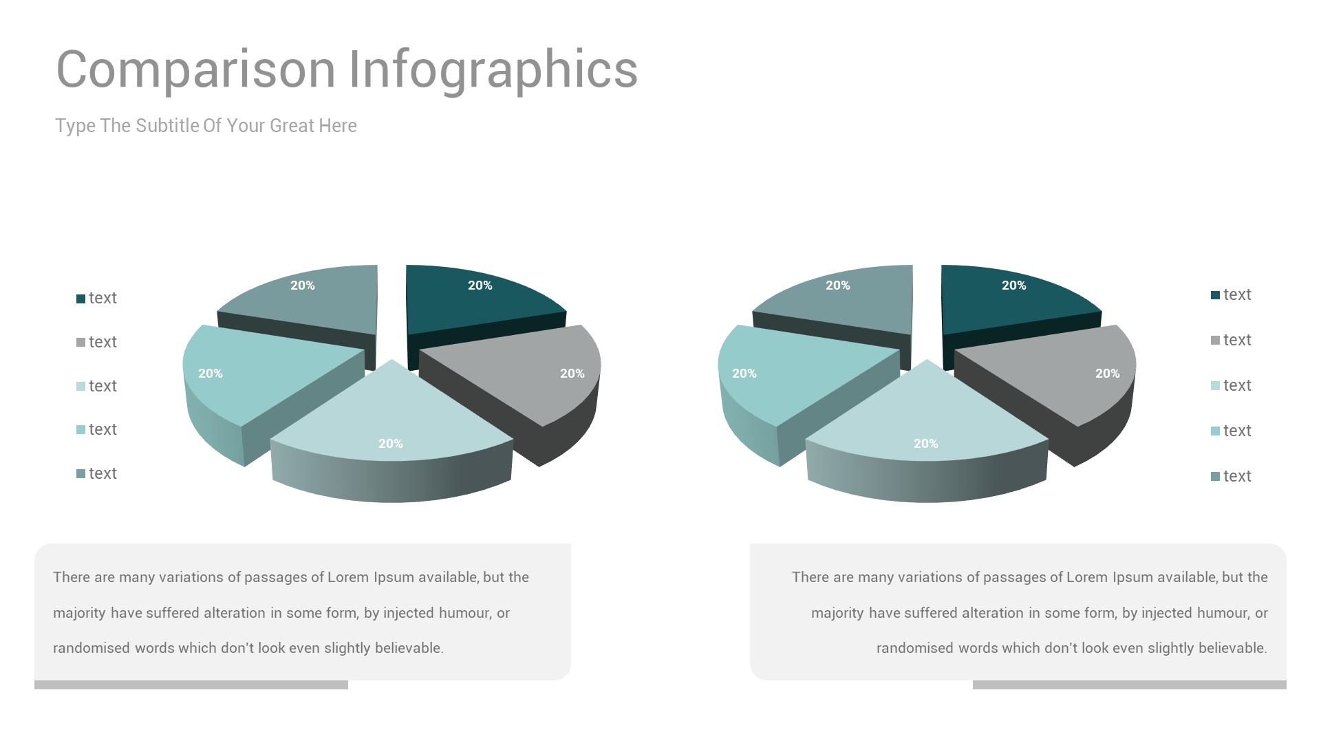 Comparison Chart Powerpoint Infographics Template, Presentation Templates
