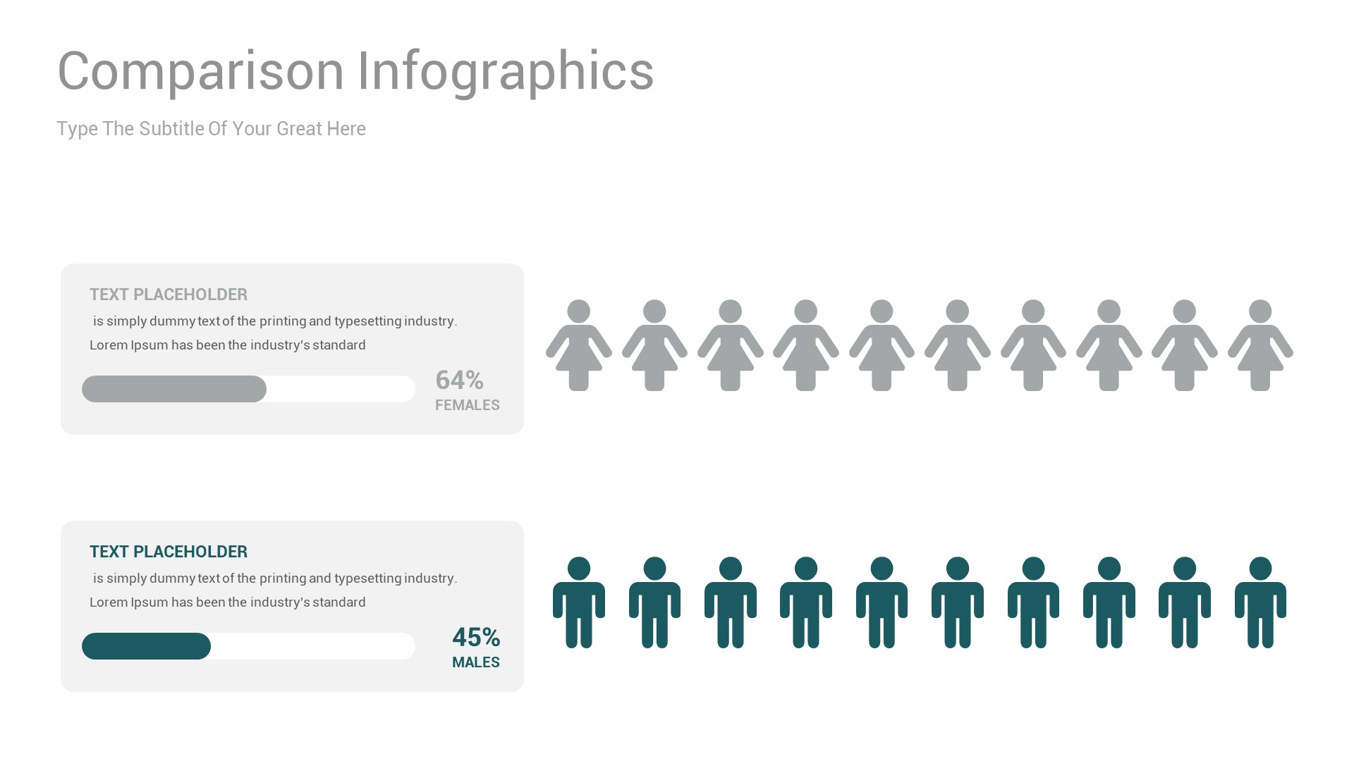 Comparison Chart Powerpoint Infographics Template, Presentation Templates