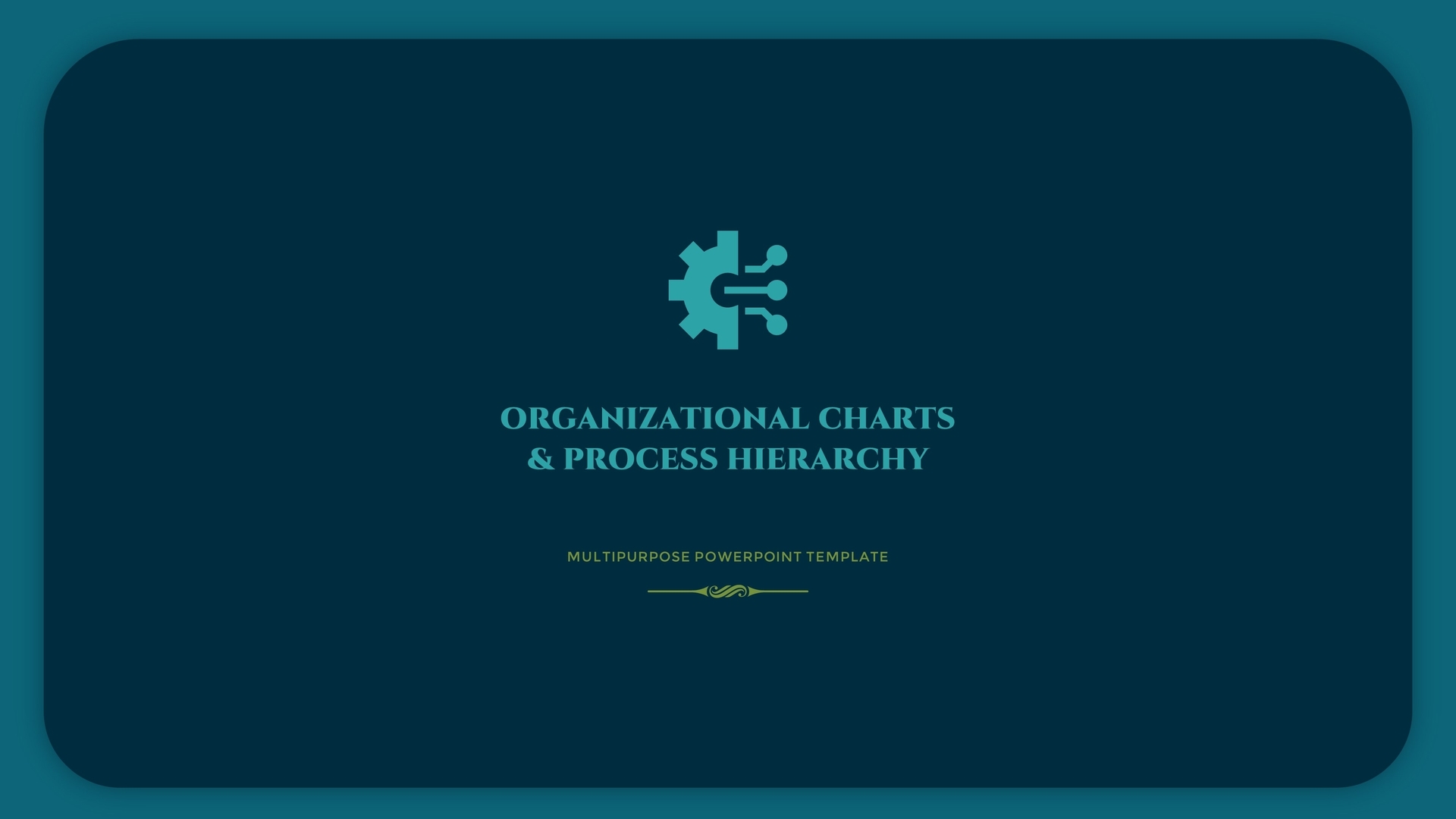 Organizational Charts & Process Hierarchy, Presentation Templates ...