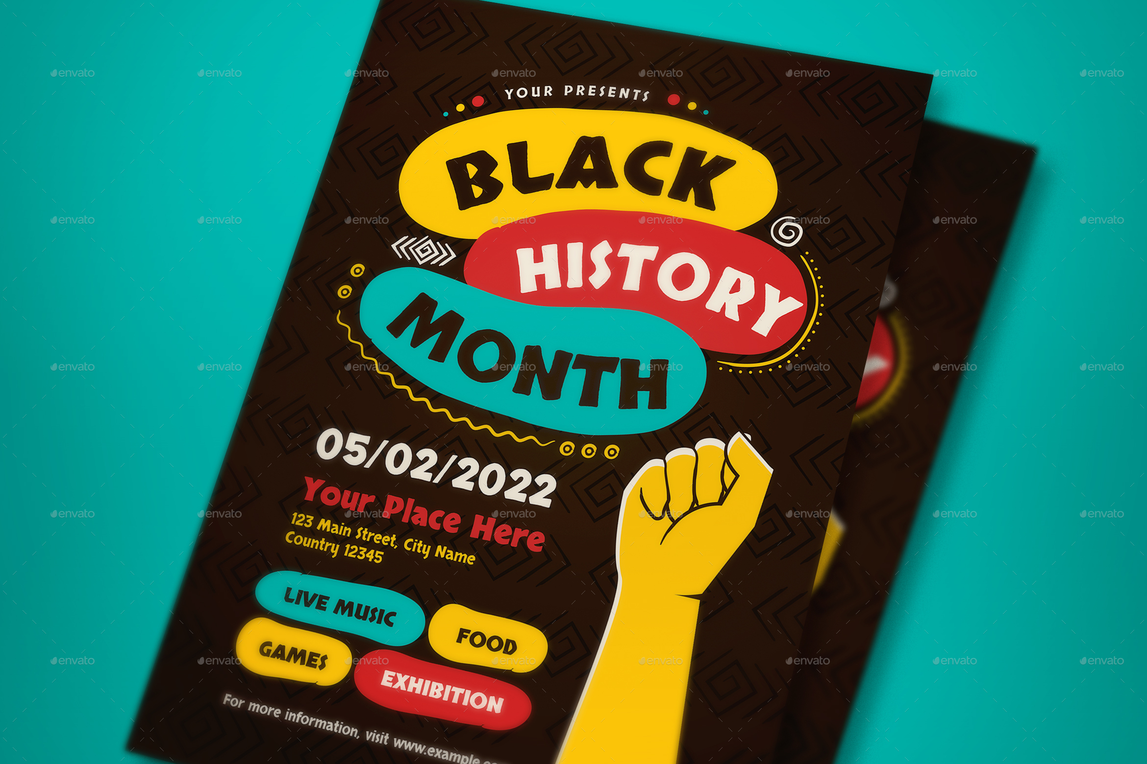 Black History Month Flyer Set, Print Templates | GraphicRiver