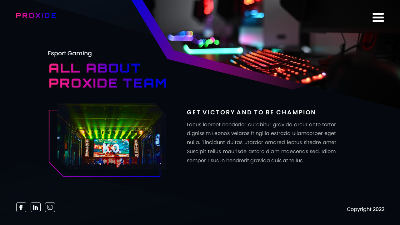 Proxide – eSport Gaming GoogleSlides Template, Presentation Templates