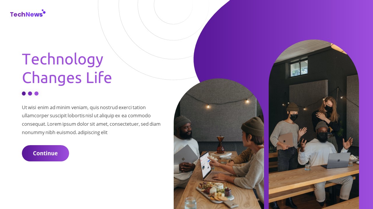 TechNews Creative Presentation Template, Presentation Templates ...