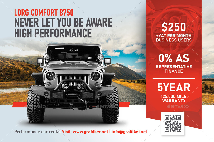 Car Sales Postcard Templates, Print Templates | GraphicRiver