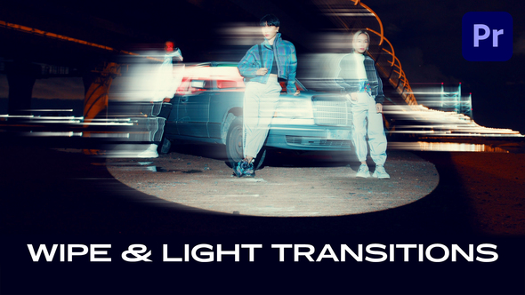 Wipe & Light Transitions, Premiere Pro Templates | VideoHive