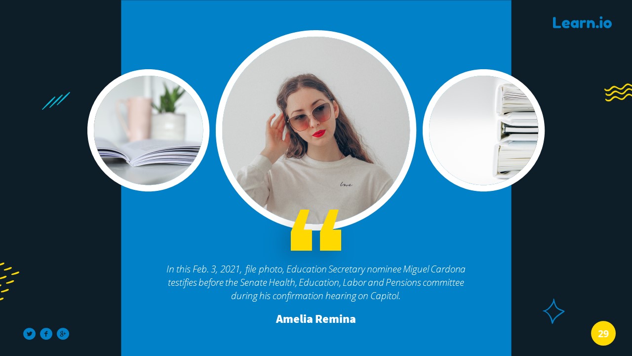 Learn.io Education Presentation Template, Presentation Templates ...