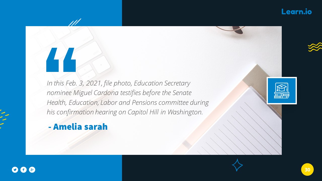 Learn.io Education Presentation Template, Presentation Templates ...