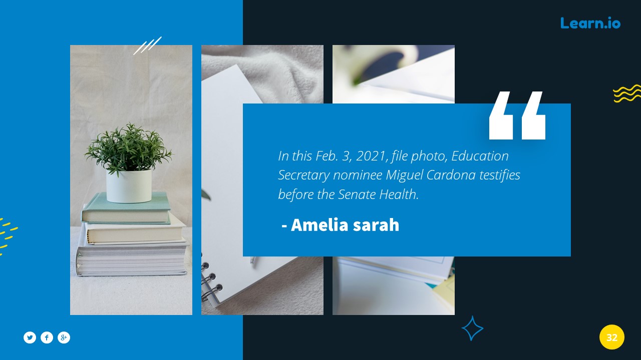 Learn.io Education Presentation Template, Presentation Templates ...