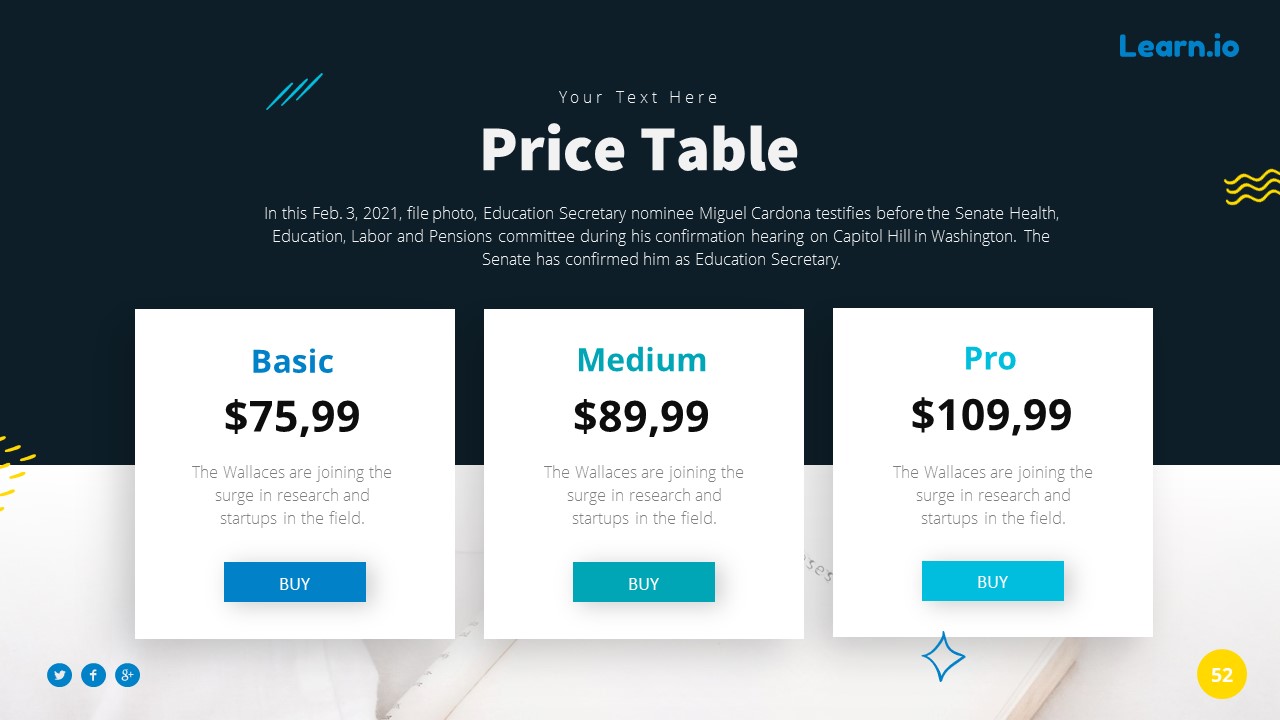 Learn.io Education Presentation Template, Presentation Templates ...