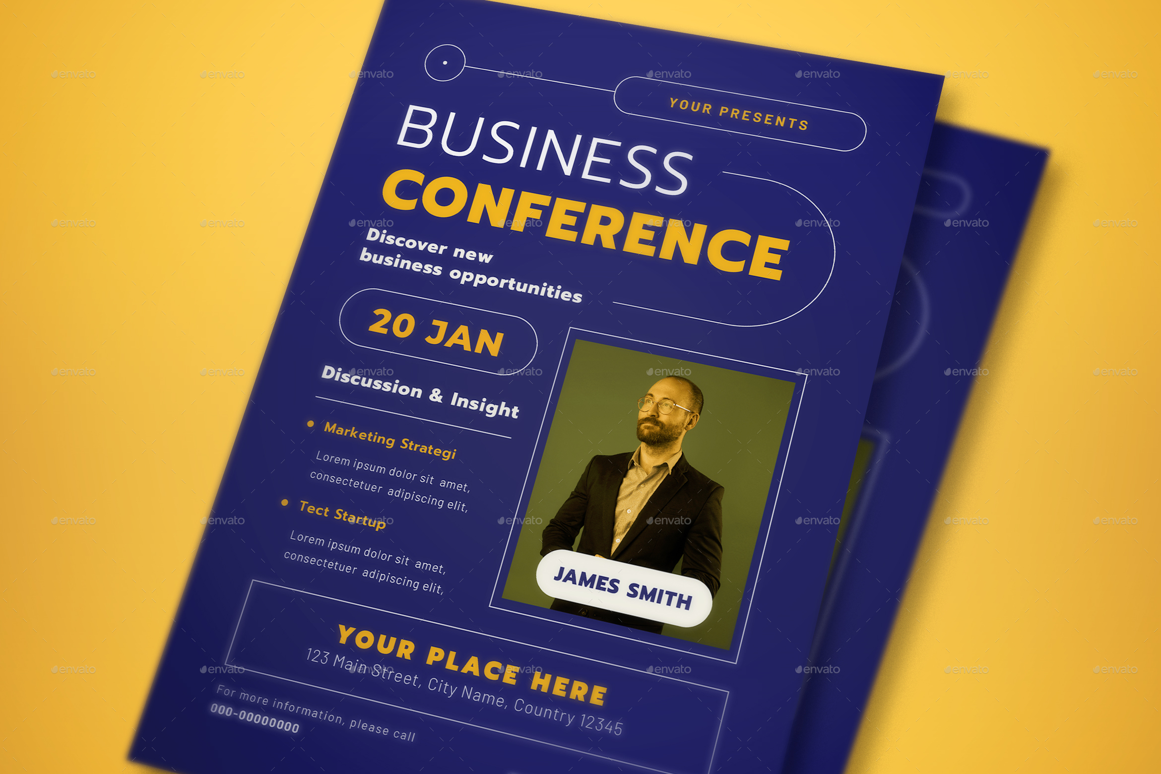 Business Conference Flyer set, Print Templates | GraphicRiver