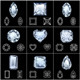 Diamonds set, Vectors | GraphicRiver