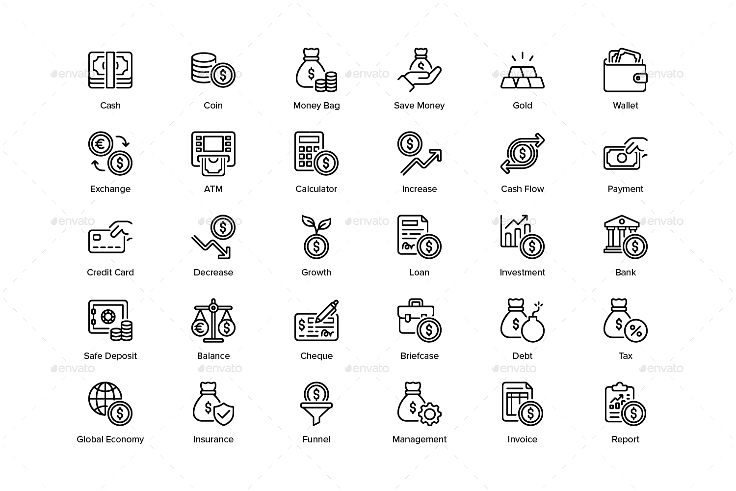 Economy Icons, Icons | GraphicRiver