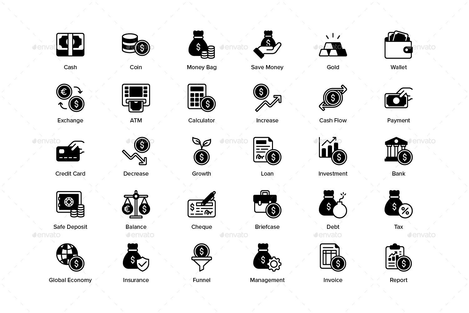 Economy Icons, Icons | GraphicRiver