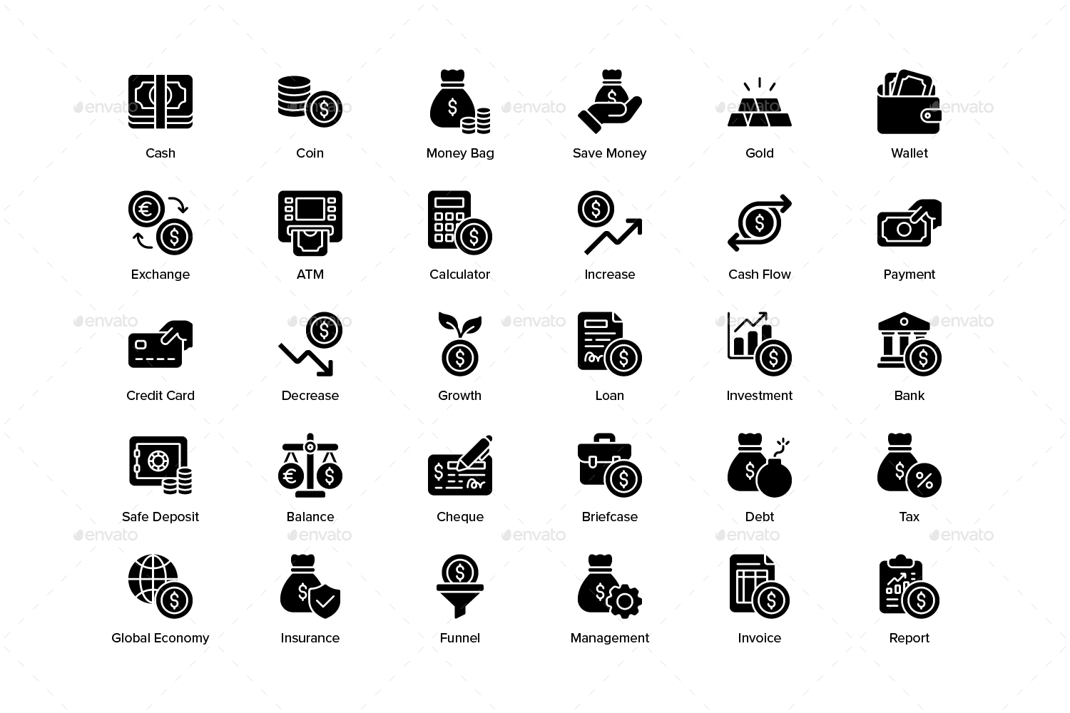 Economy Icons, Icons | GraphicRiver