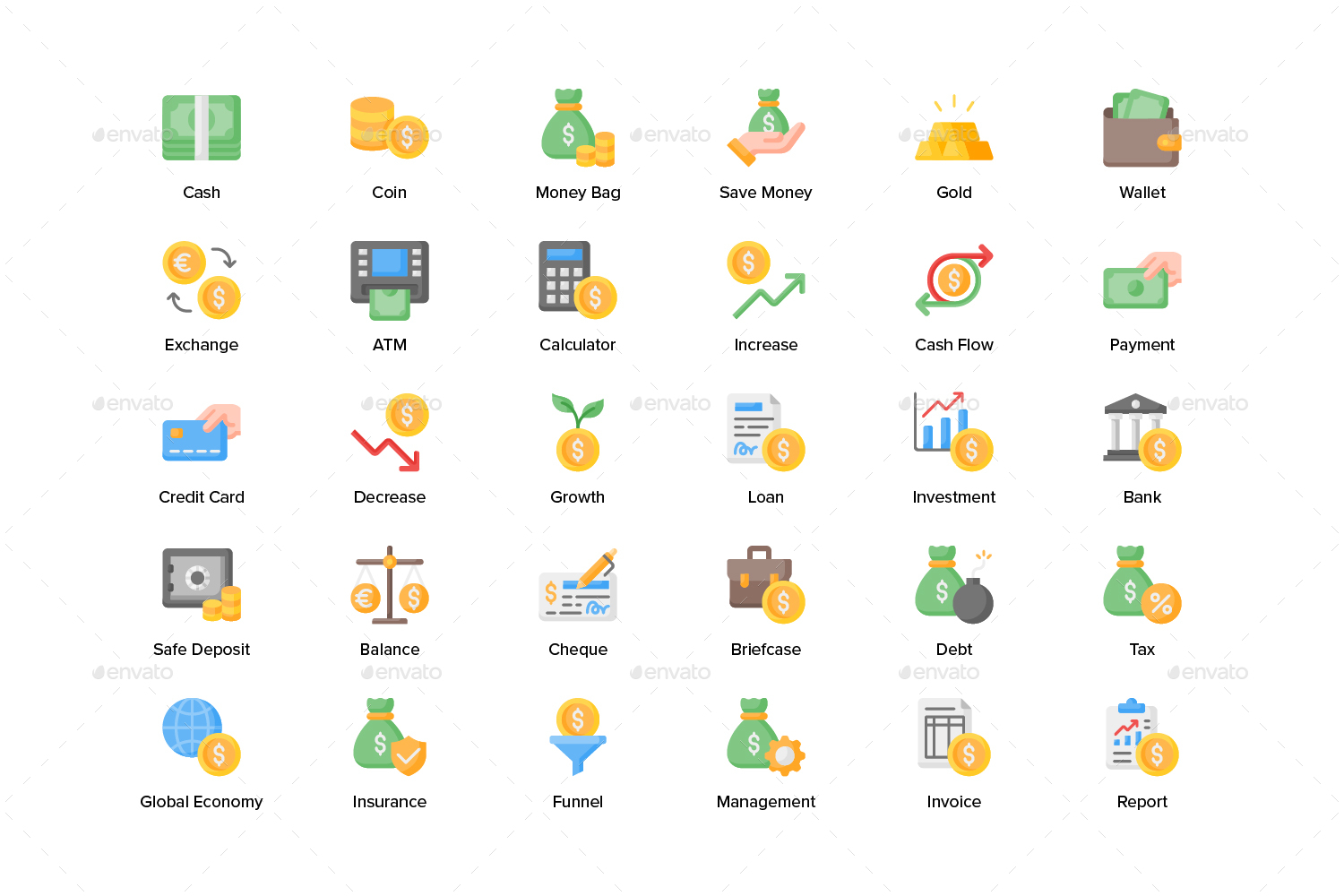 Economy Icons, Icons | GraphicRiver