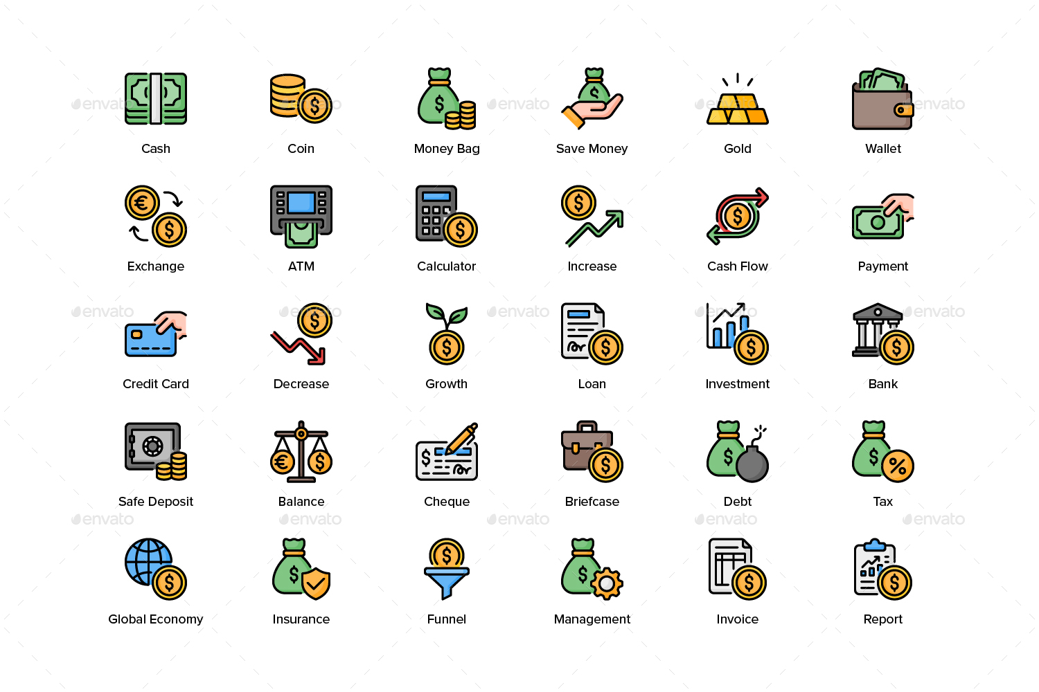 Economy Icons, Icons | GraphicRiver