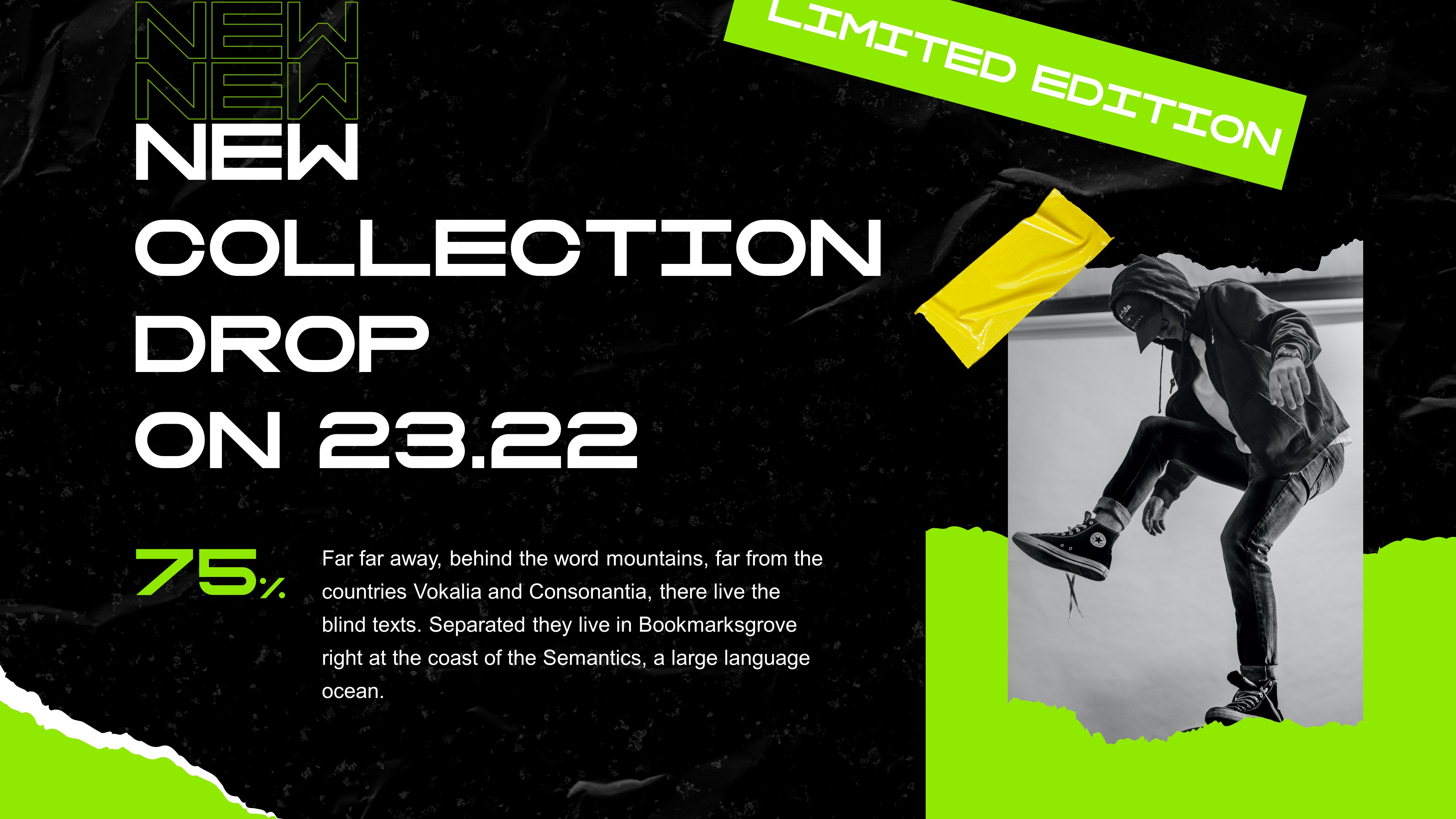 Urban Street Style Creative PowerPoint Template, Presentation Templates