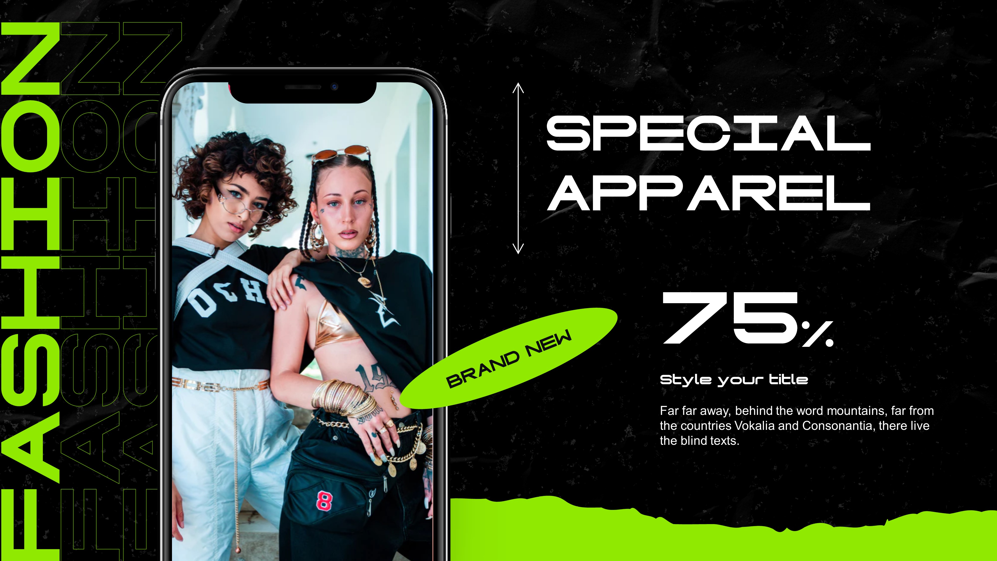 Urban Street Style Creative PowerPoint Template, Presentation Templates