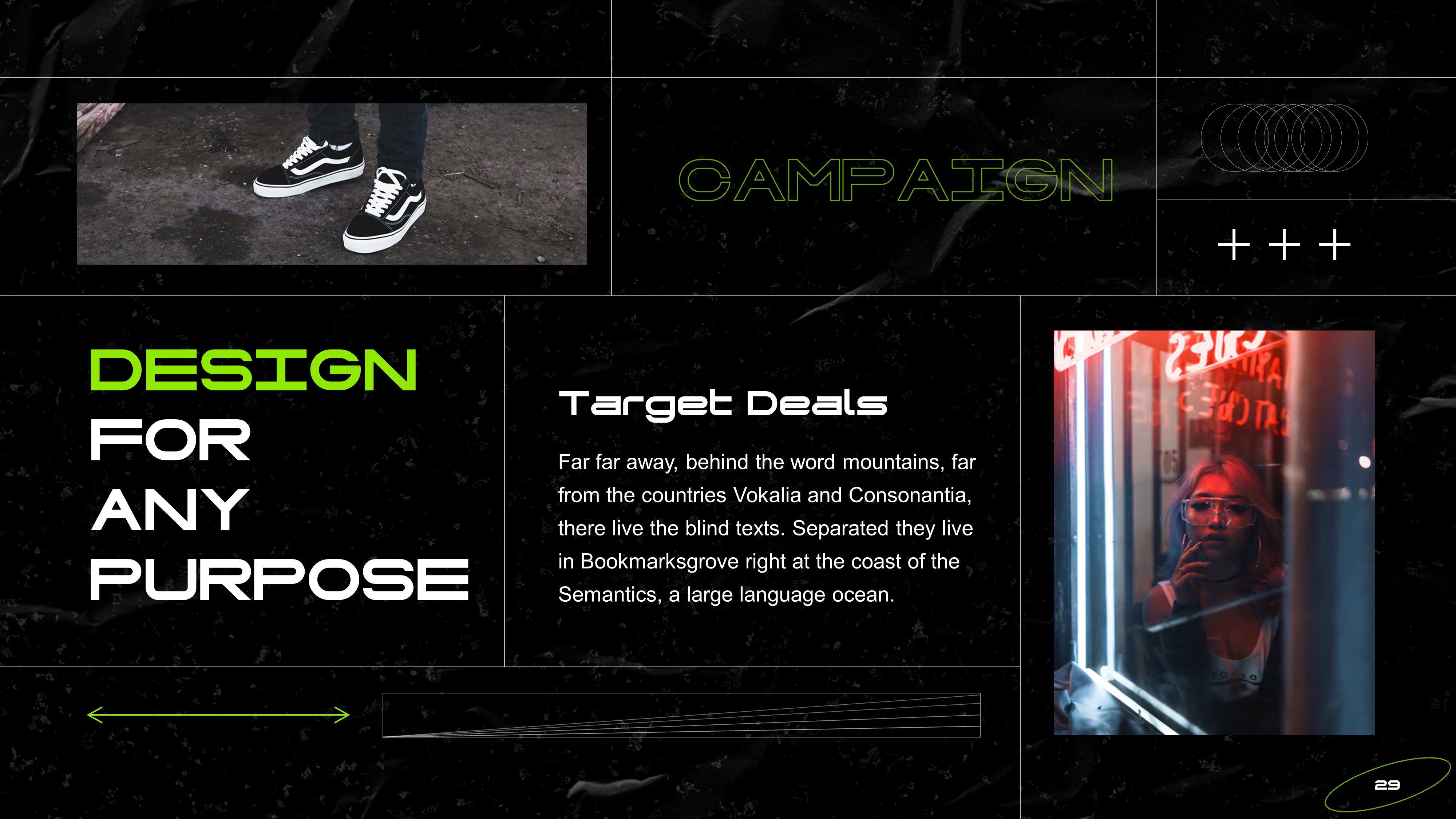 Urban Street Style Creative PowerPoint Template, Presentation Templates