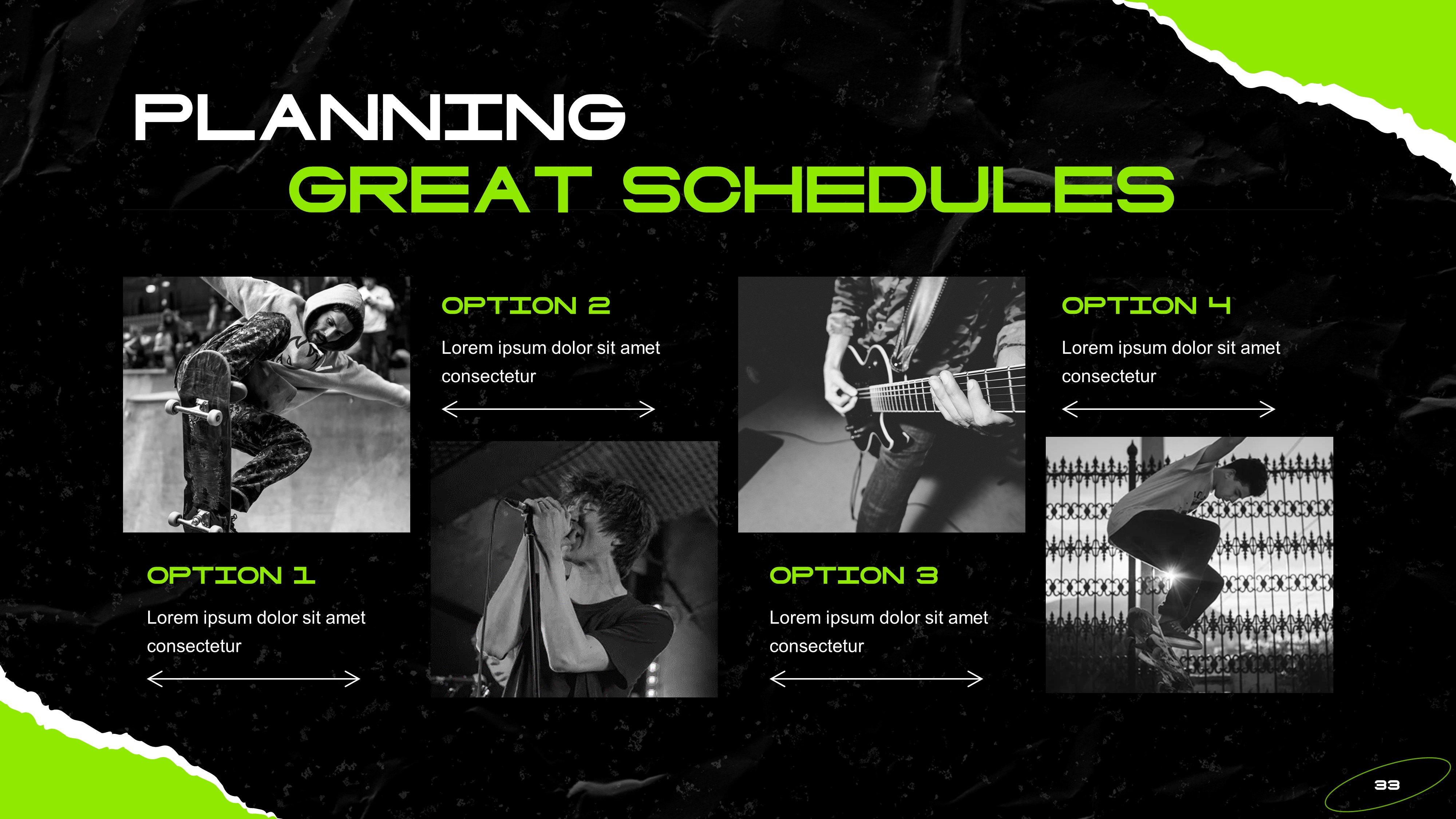 Urban Street Style Creative PowerPoint Template, Presentation Templates